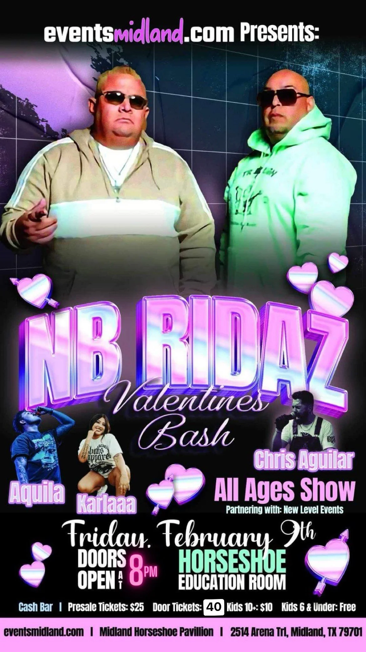 NB Ridaz Valentines Bash — MIDLAND AF