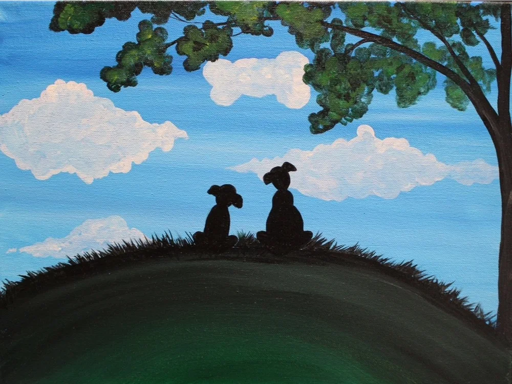 Dog Days of Summer Guided Painting — MIDLAND AF