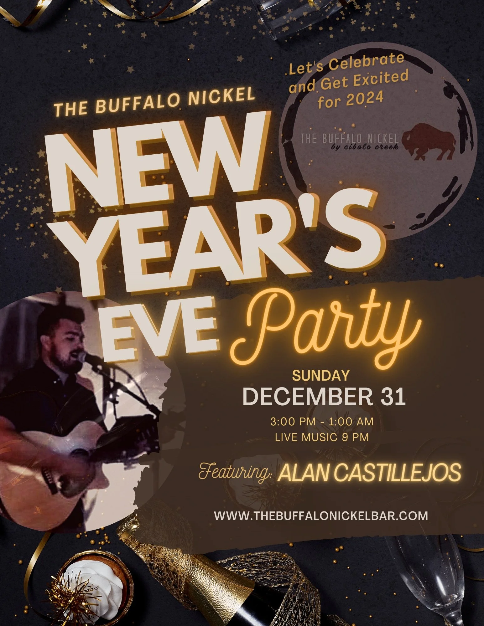 New Years Eve at the Buffalo Nickel — MIDLAND AF