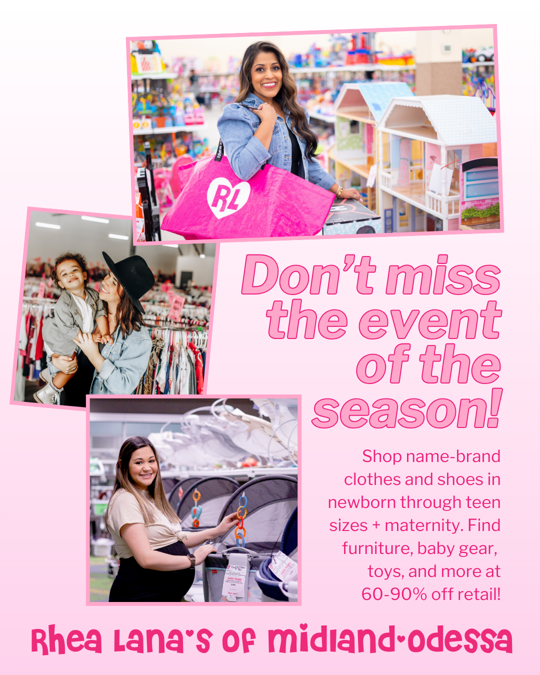 Rhea Lana's Of Midland-Odessa Fall Family Shopping Event — MIDLAND AF