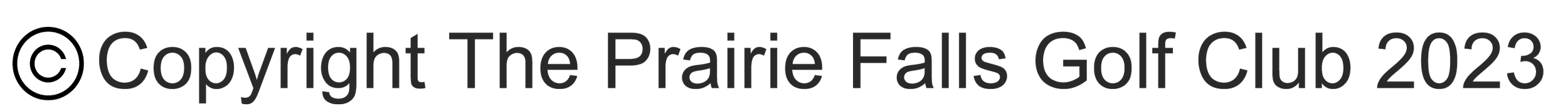 Prairie Falls Golf Club