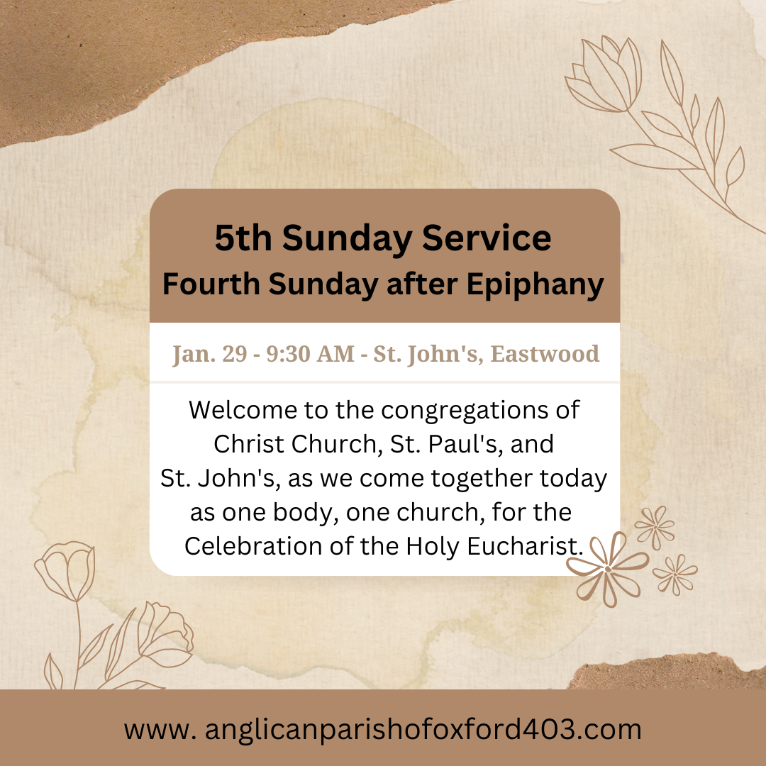 Events — Anglican Parishes of Oxford 403