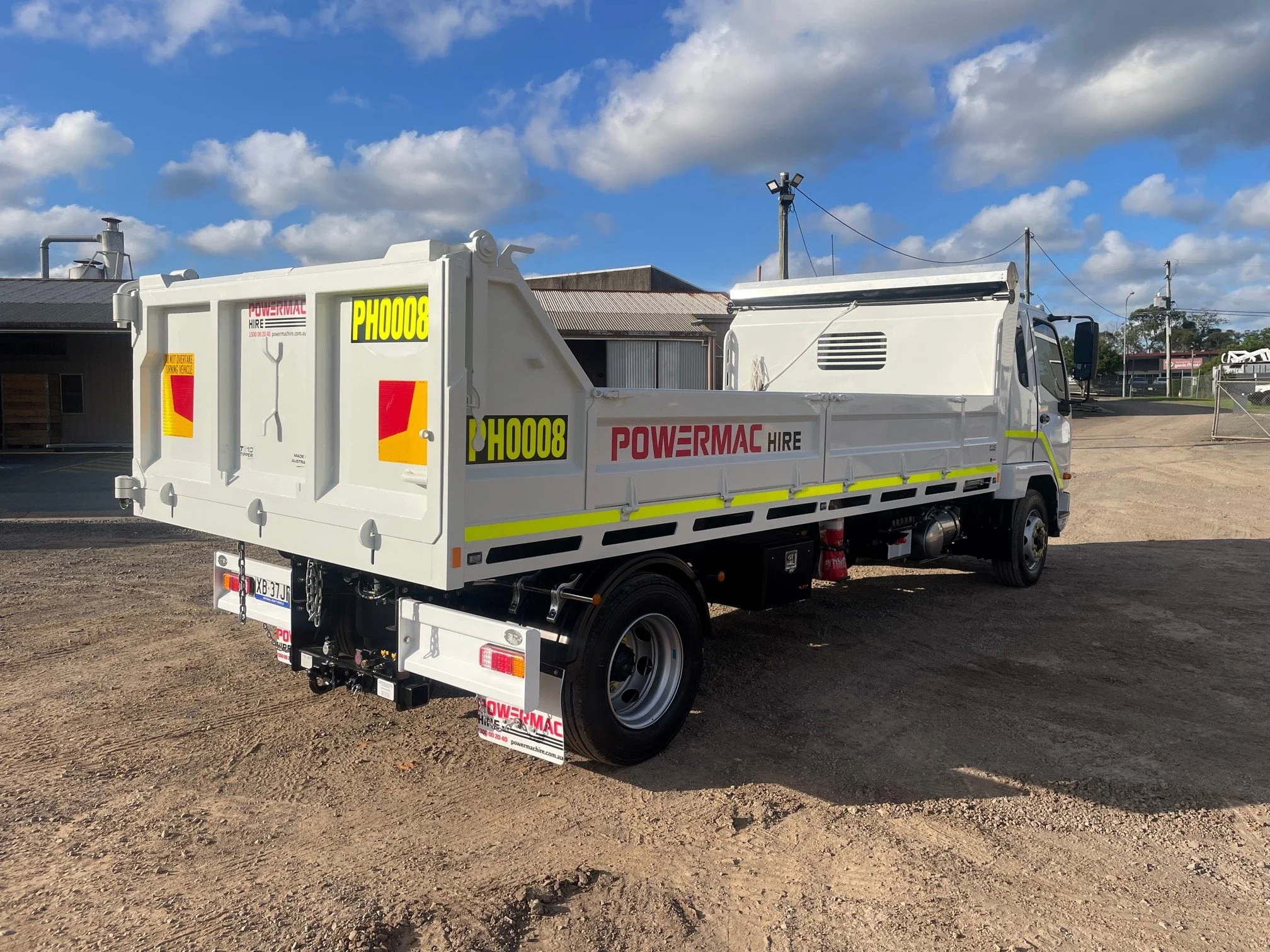 Fuso Fighter 1224 4x2 Tipper Truck — Powermac Hire