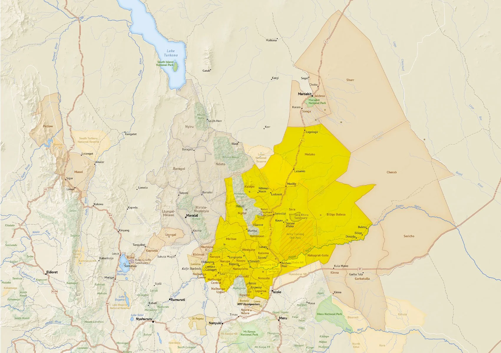Where We Work — Northern Kenya Rangelands Carbon Project