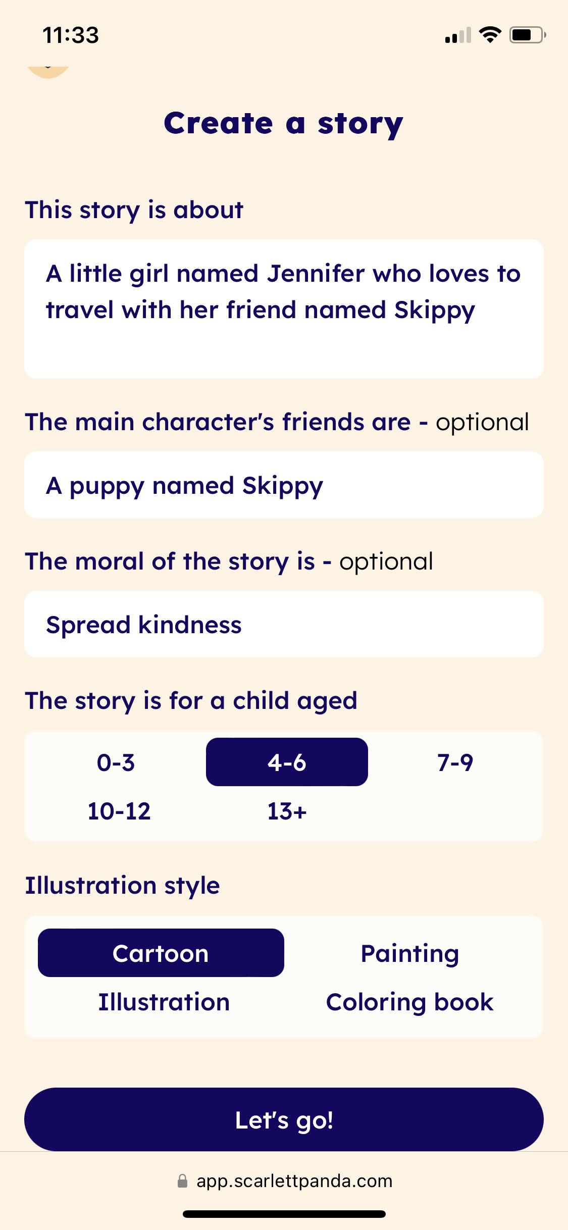 Try a bedtime story with Scarlett Panda — Scarlett Panda