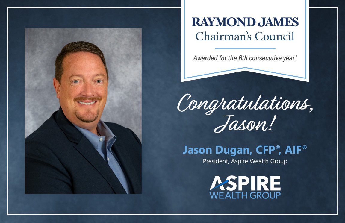 Jason Dugan Named to 2025 Raymond James Chairman's Council - Aspire ...