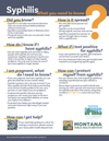 Syphilis Fact Sheets — Montana Public Health Institute