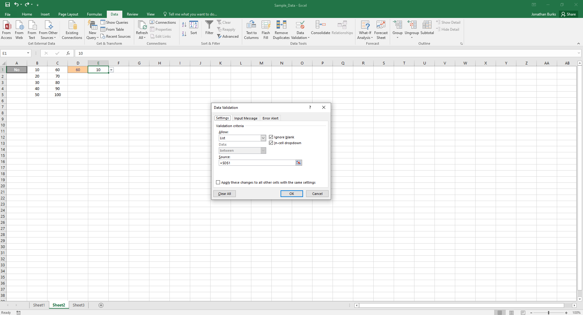 Creating Conditional Drop-Down Lists with IF Statements in Excel (5 ...