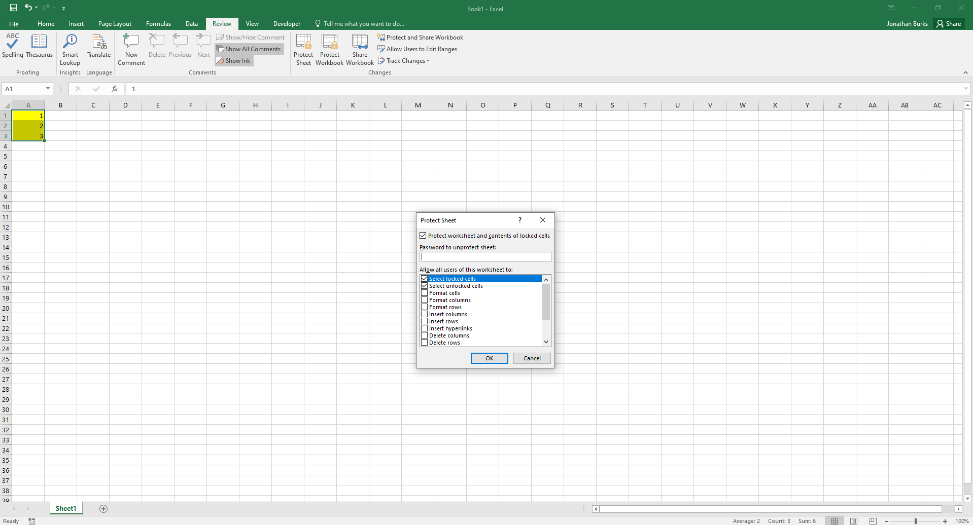 How to Lock Background Color in a Sheet in Microsoft Excel — Excel ...