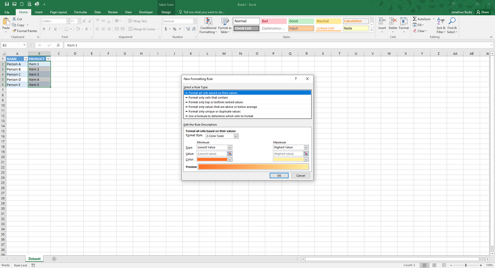 How to Grey Out Cells Based on Another Column or Dropdown List Choice ...