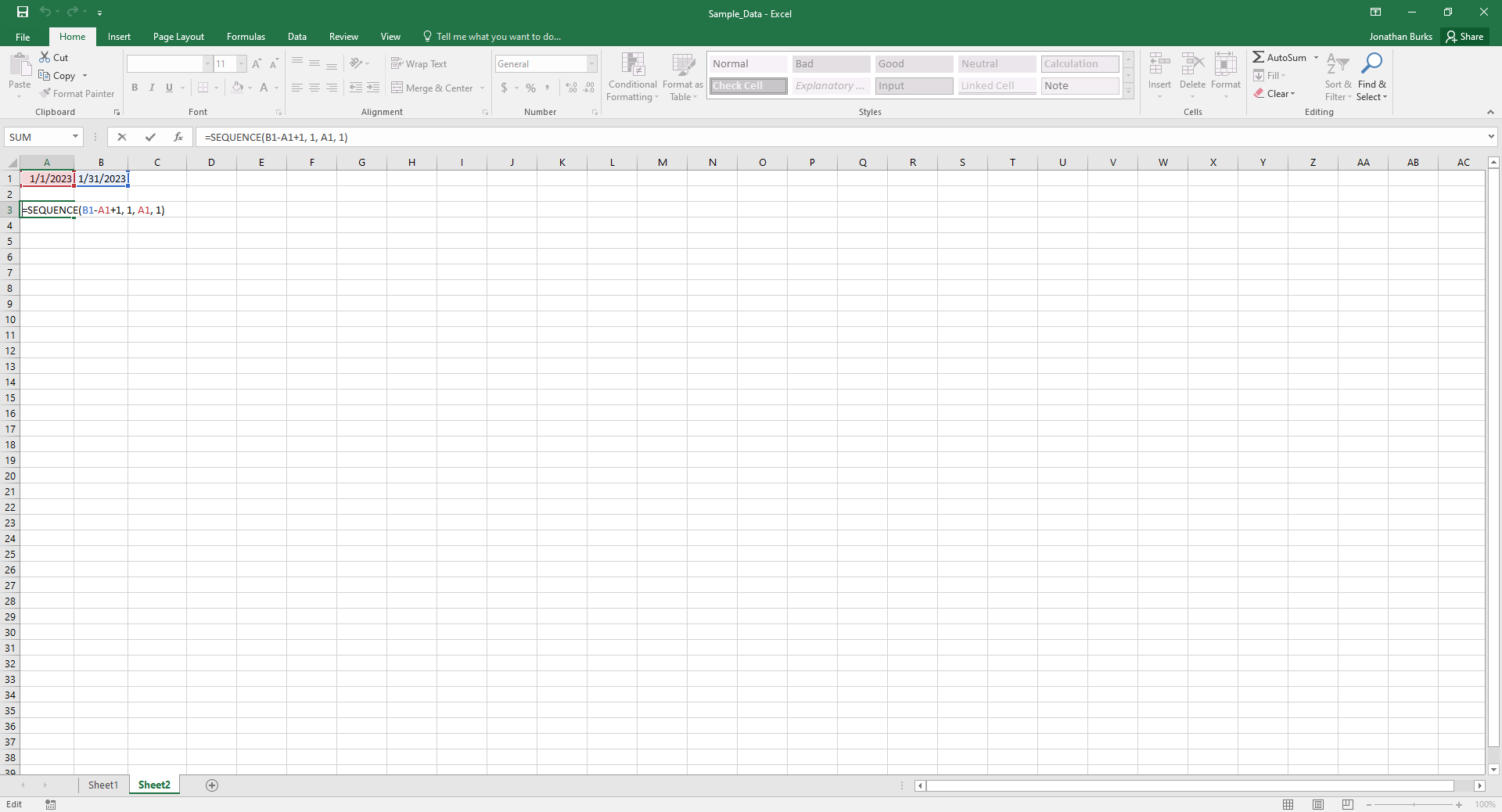 How to List All Dates Between Two Dates in Excel — Excel Delta ... How to List All Dates Between Two Dates in Excel — Excel Delta ...