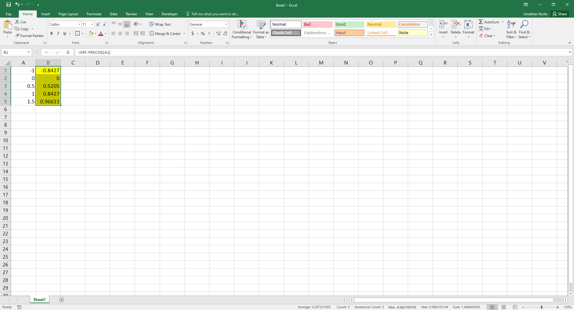 How to Use the ERF.PRECISE Function in Excel — Excel Delta | Mastery Made Easy