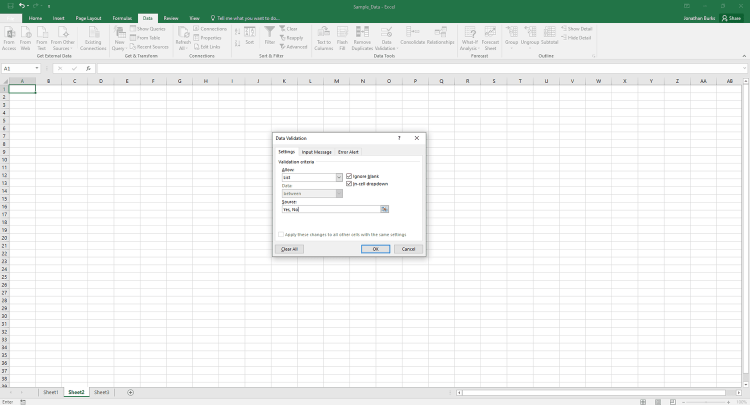 Creating Conditional Drop-Down Lists with IF Statements in Excel (5 ...