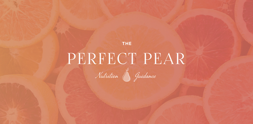 The Perfect Pear Nutrition Coach Branding and Web Design — June Mango ...