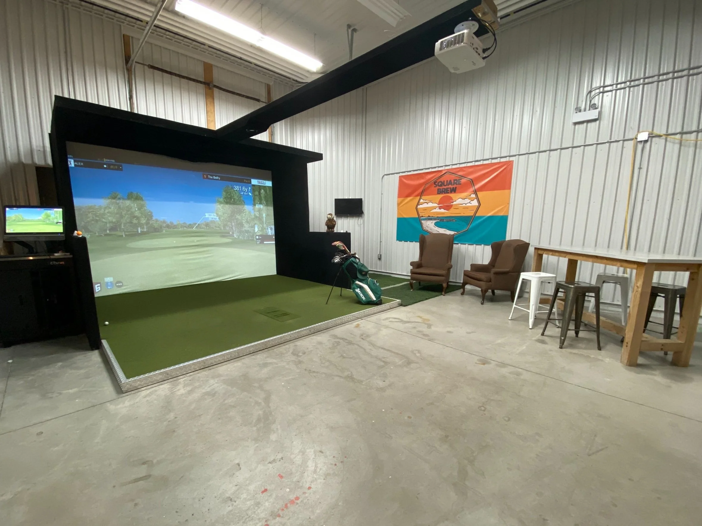 Golf Simulator Goderich — Square Brew