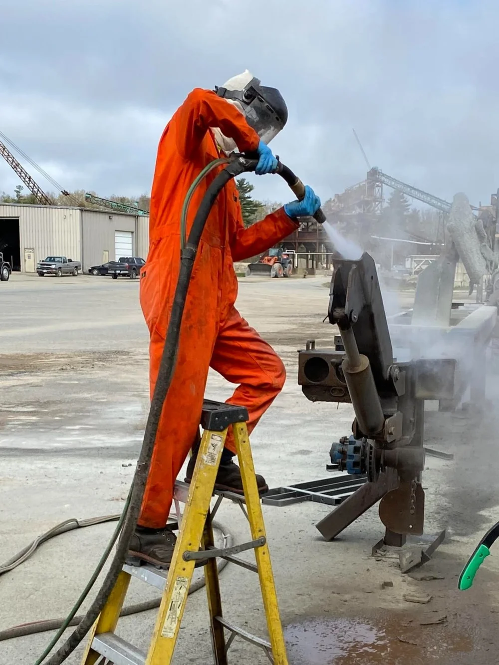 Dustless blasting — Ward Fab