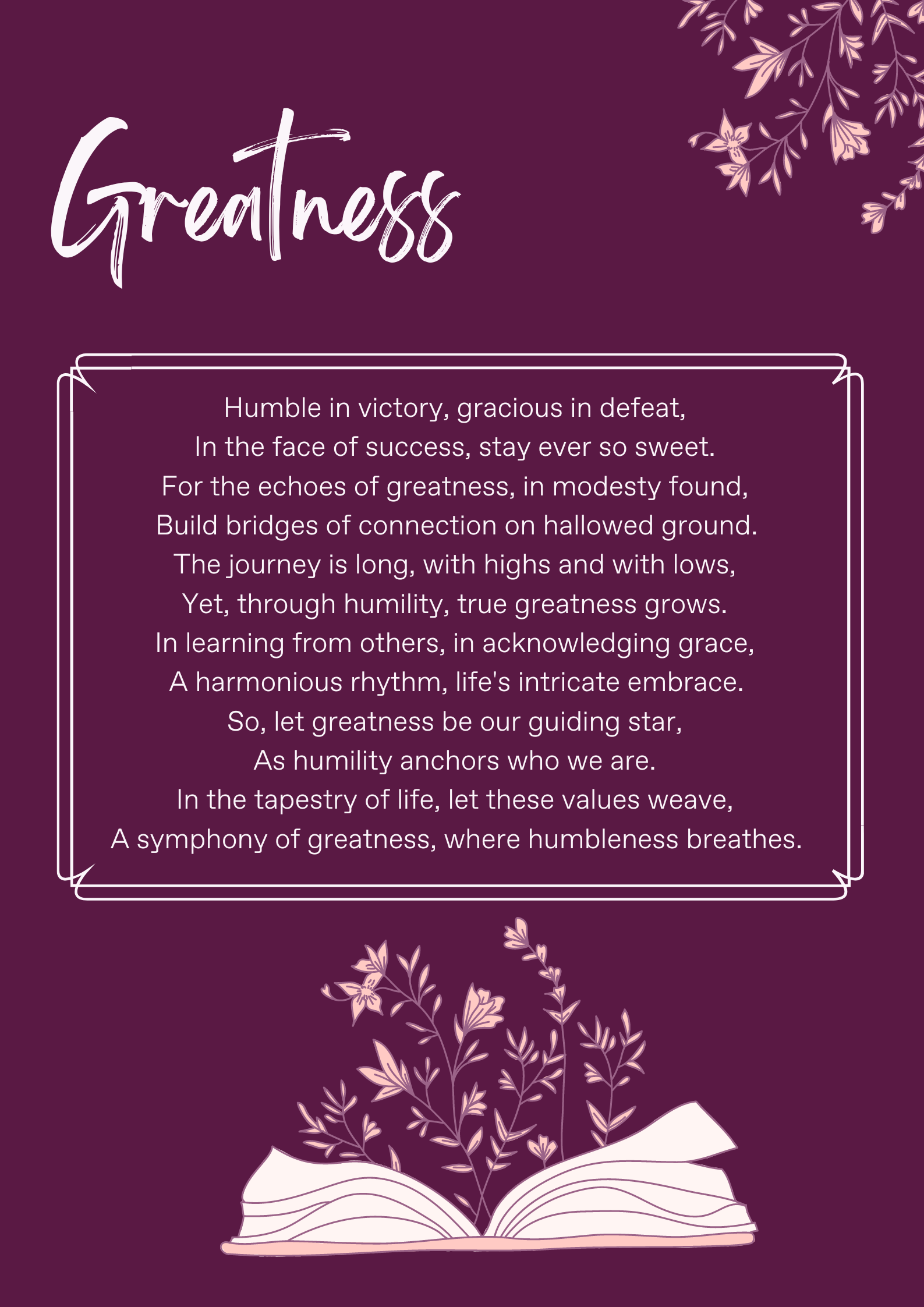 Rediscovering Our Core Values – Cultivate Greatness, Practice Humility ...