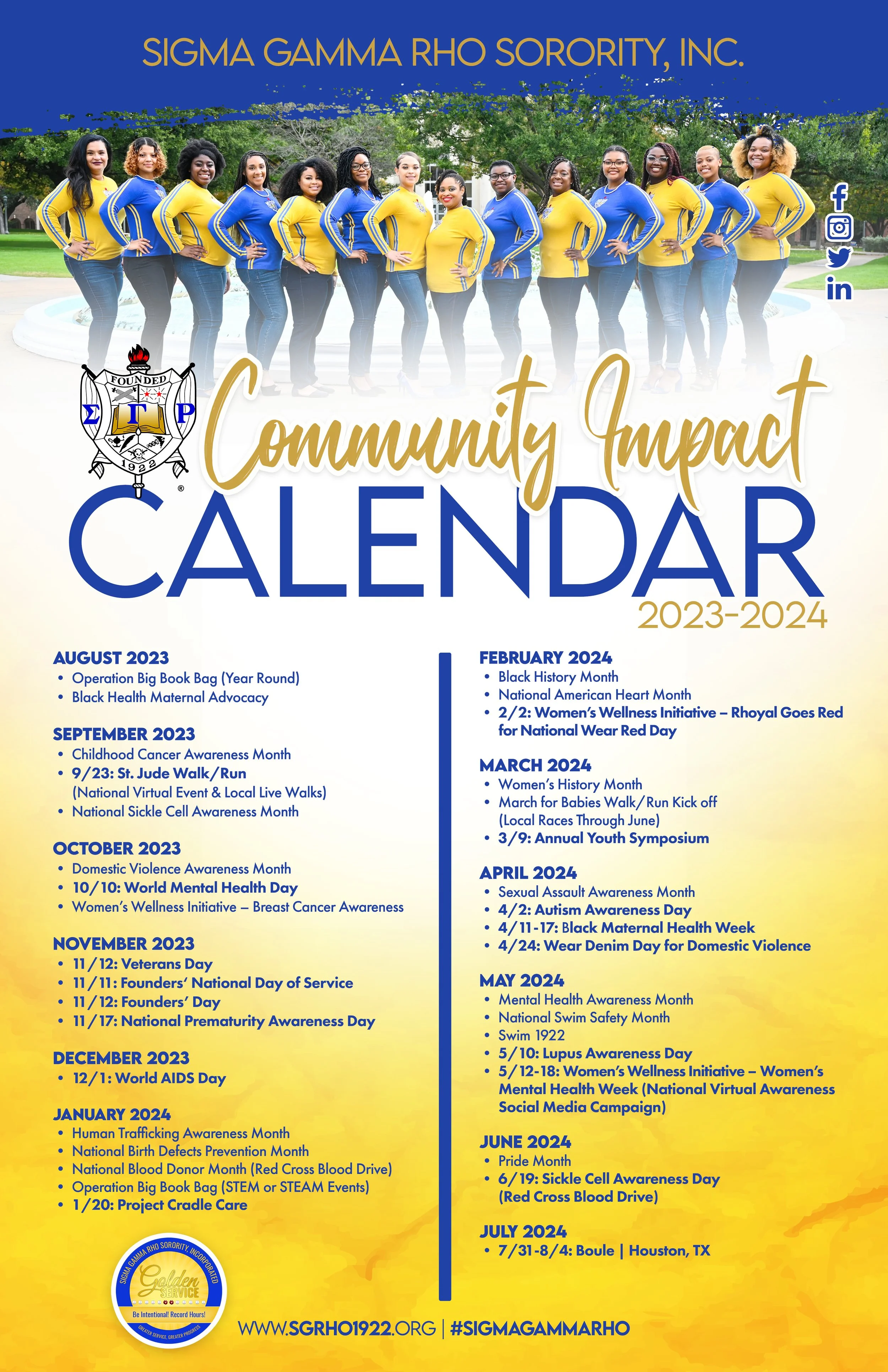 Events — Theta Zeta Sigma Chapter