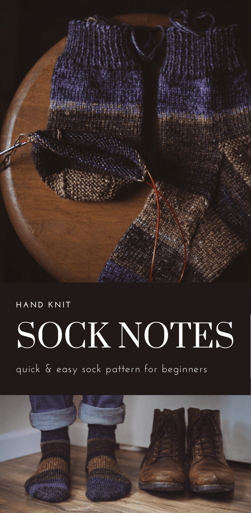 Simple Sport/DK Weight Socks — a wooden nest