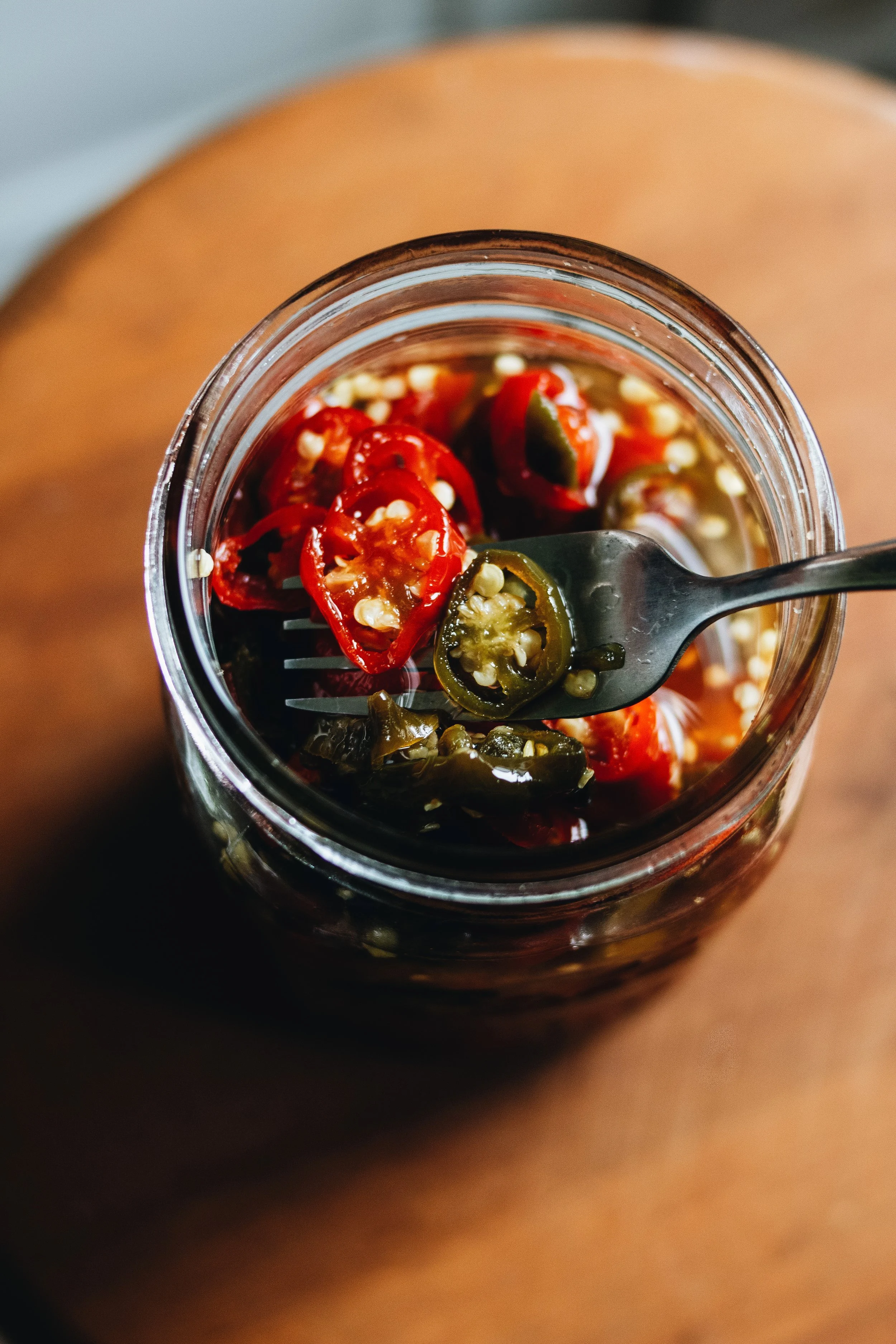 Candied Hot Peppers — a wooden nest