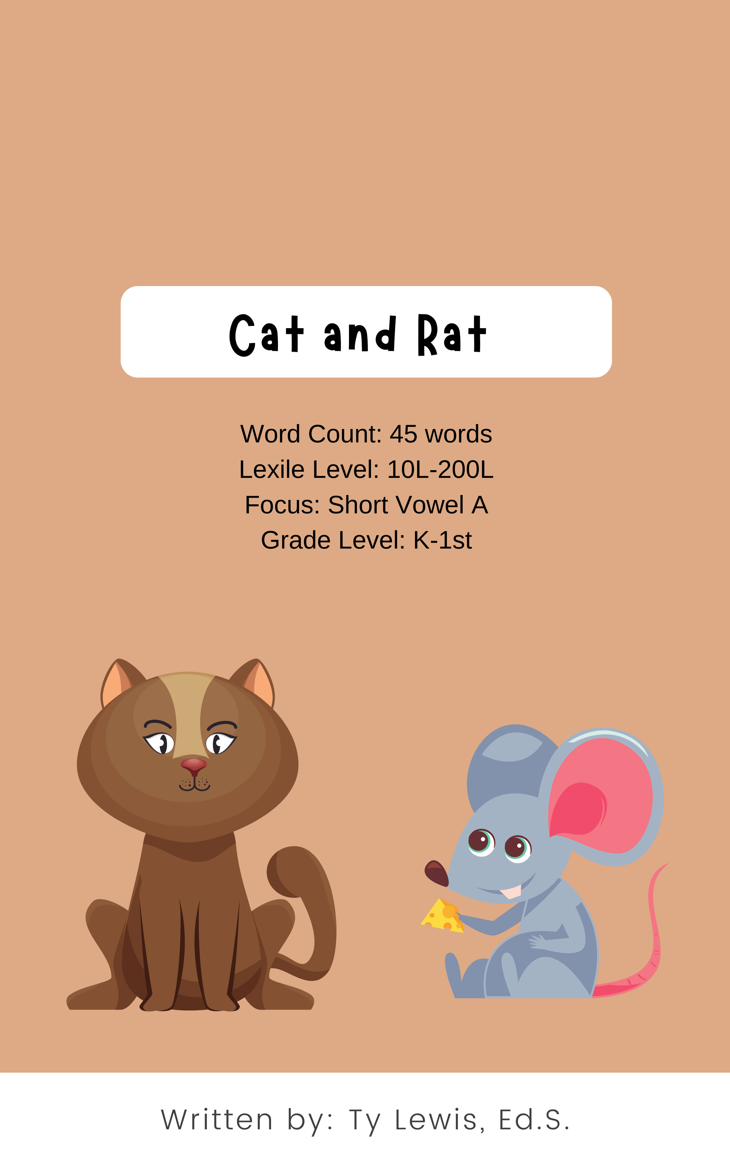 Cat and Rat Short A Vowel CVC Book — Jordan Lewis Consulting