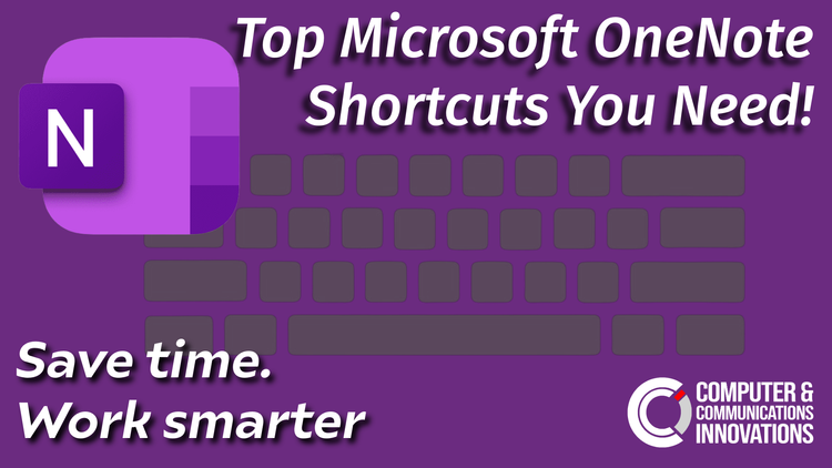 Microsoft OneNote shortcuts — CCI | Computer Support
