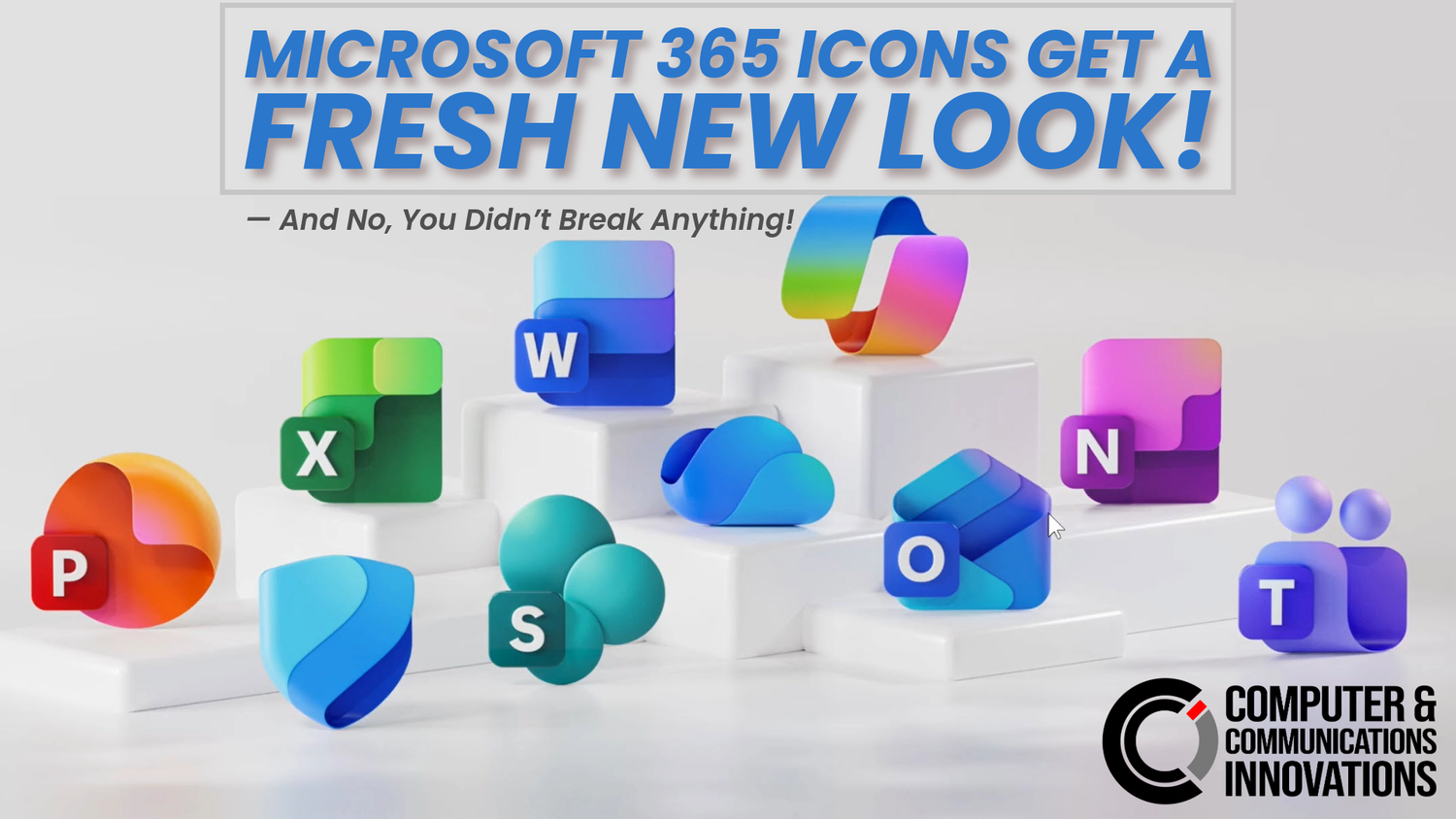 Microsoft 365 icon update 2025 — CCI | Computer Support