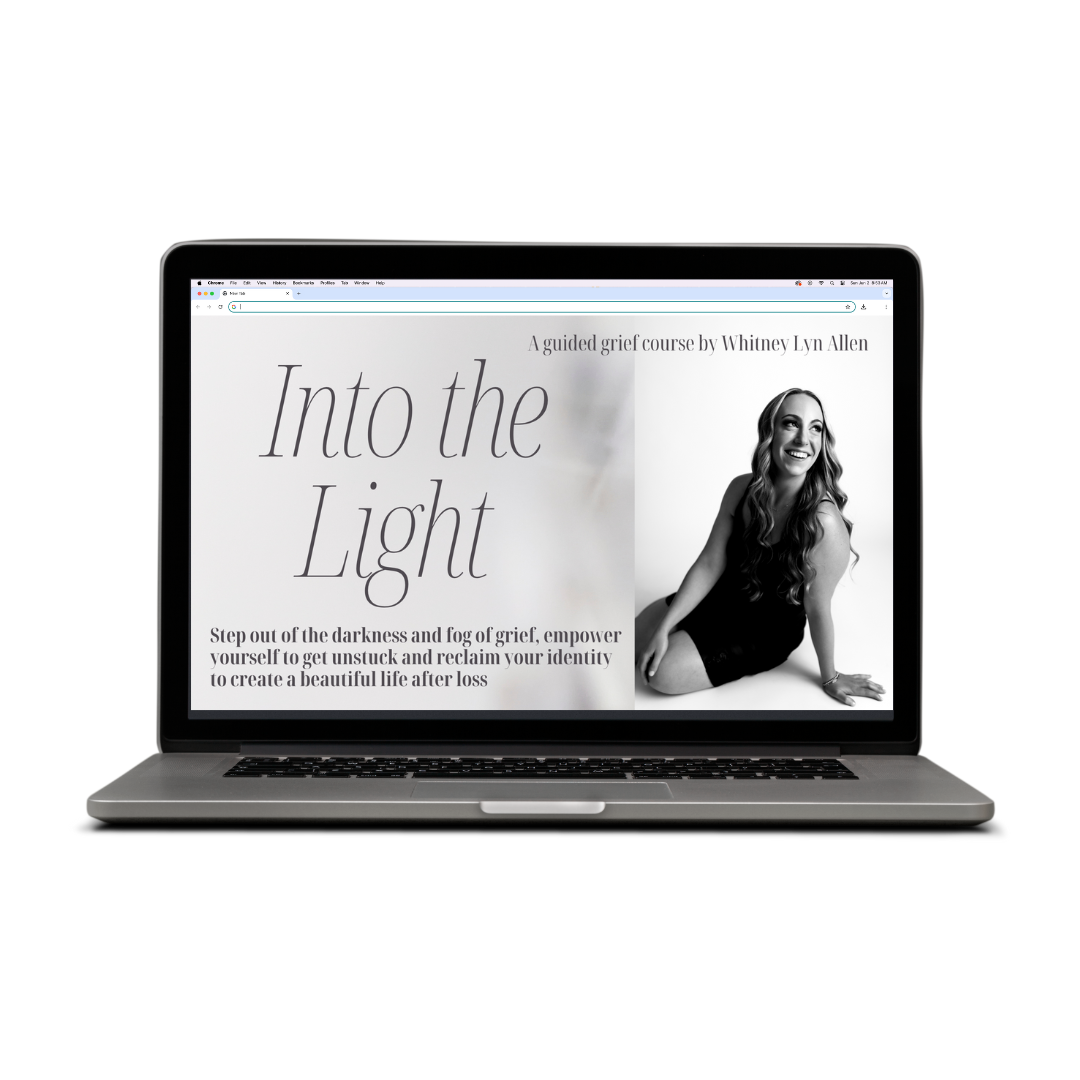 Into The Light — Whitney Allen | Grief Coaching for Young Widows ...