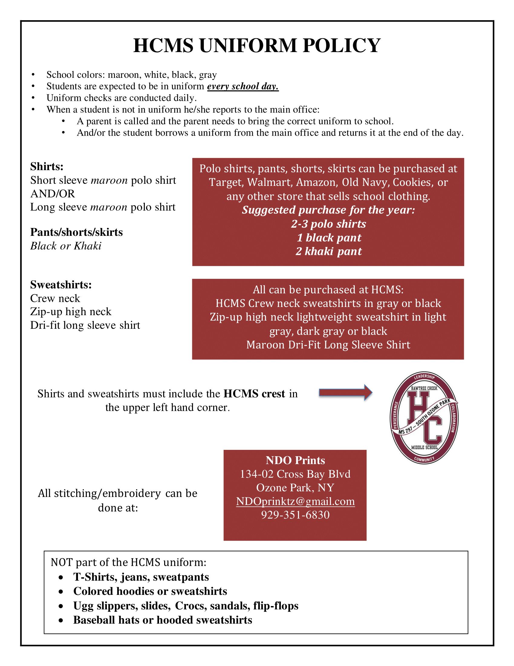 Uniform Agreement Template
