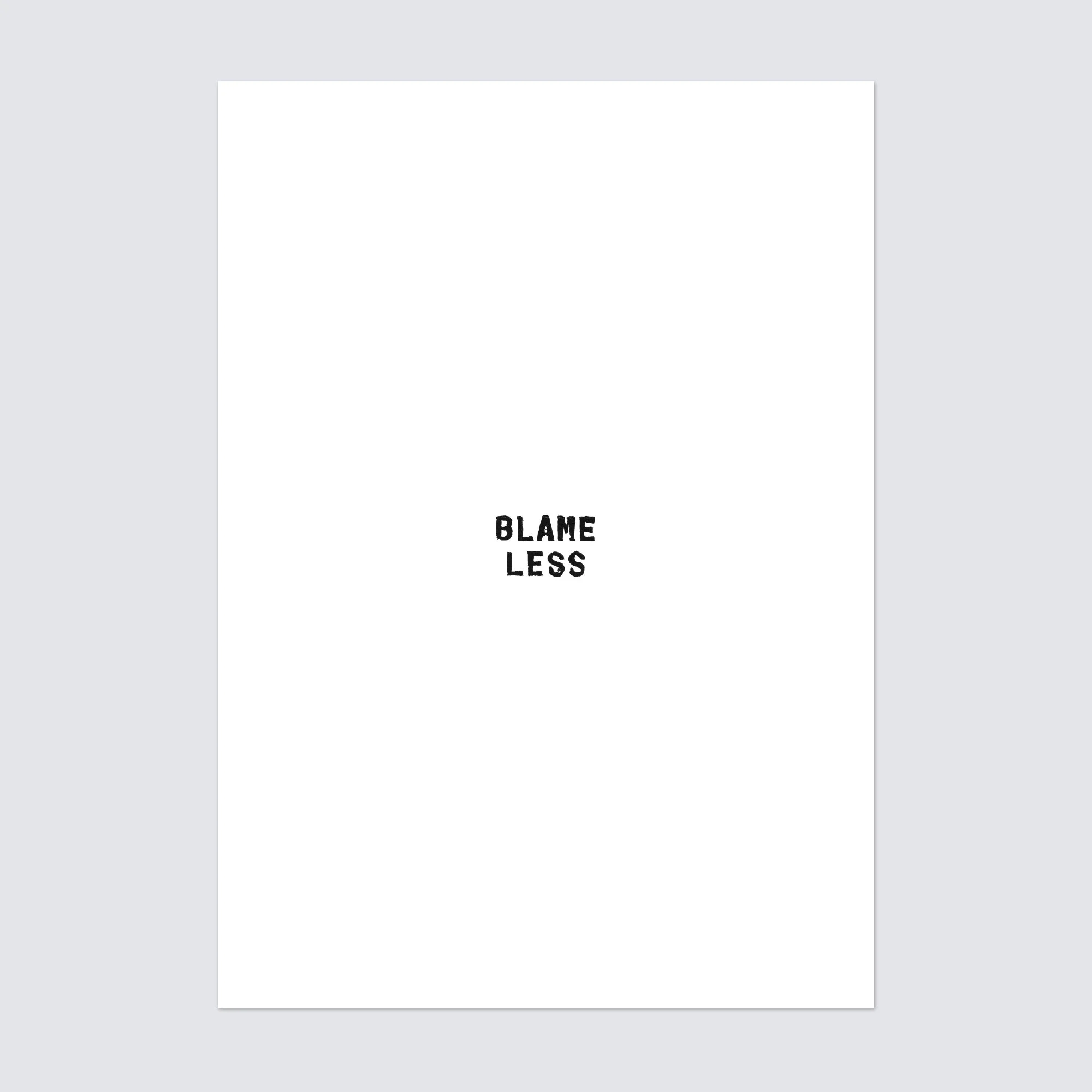 FOREFORM — Bible Inspired Typographic Art Prints