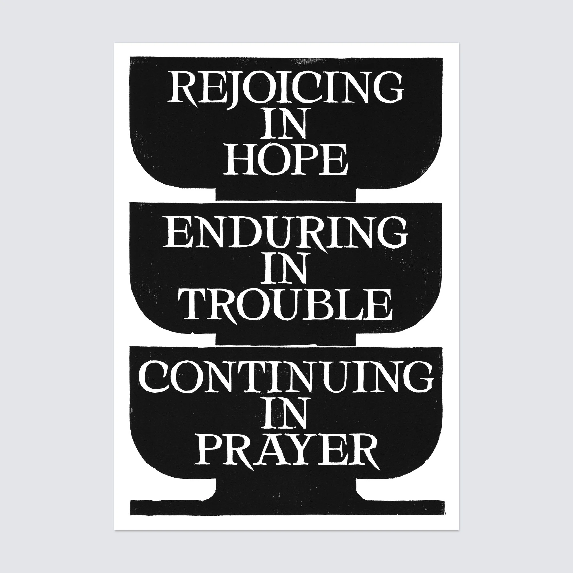 FOREFORM — Bible Inspired Typographic Art Prints