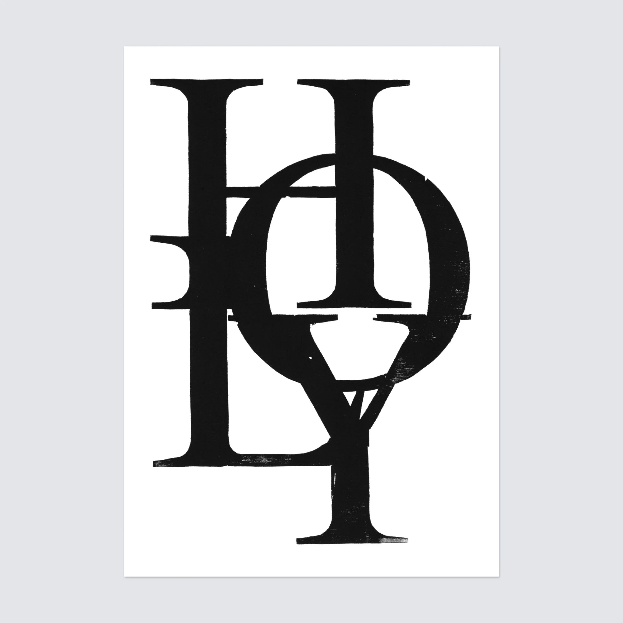 FOREFORM — Bible Inspired Typographic Art Prints