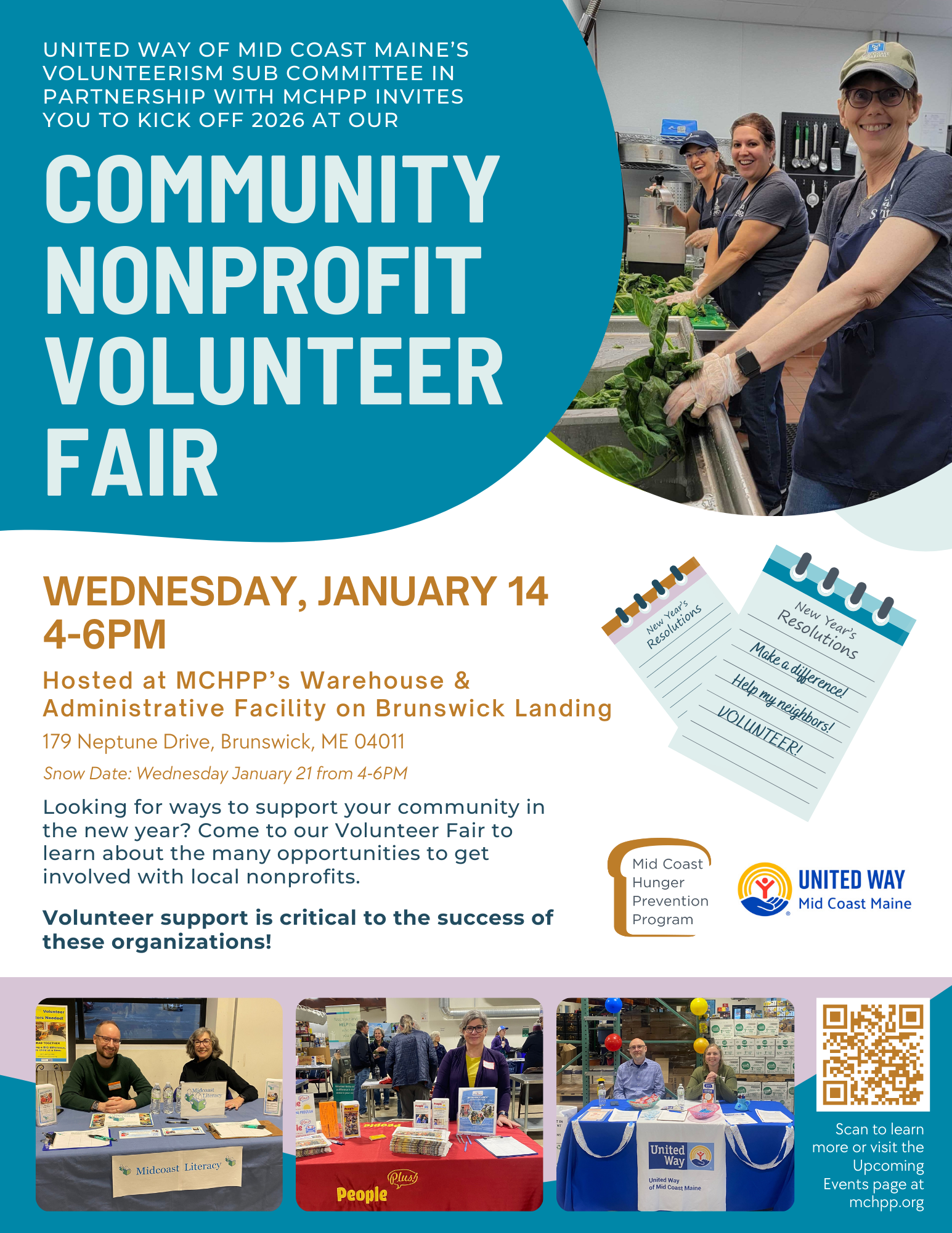 Community Nonprofit Volunteer Fair — Mid Coast Hunger Prevention Program