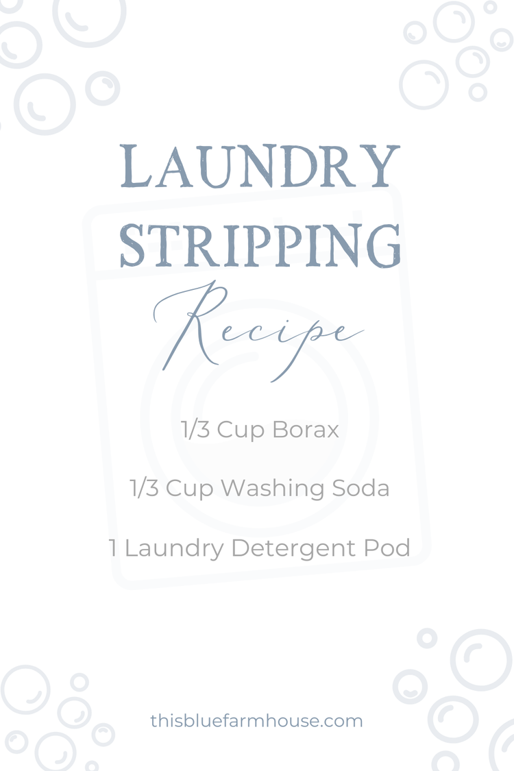 Laundry Stripping 101 | How To | This Blue Farmhouse