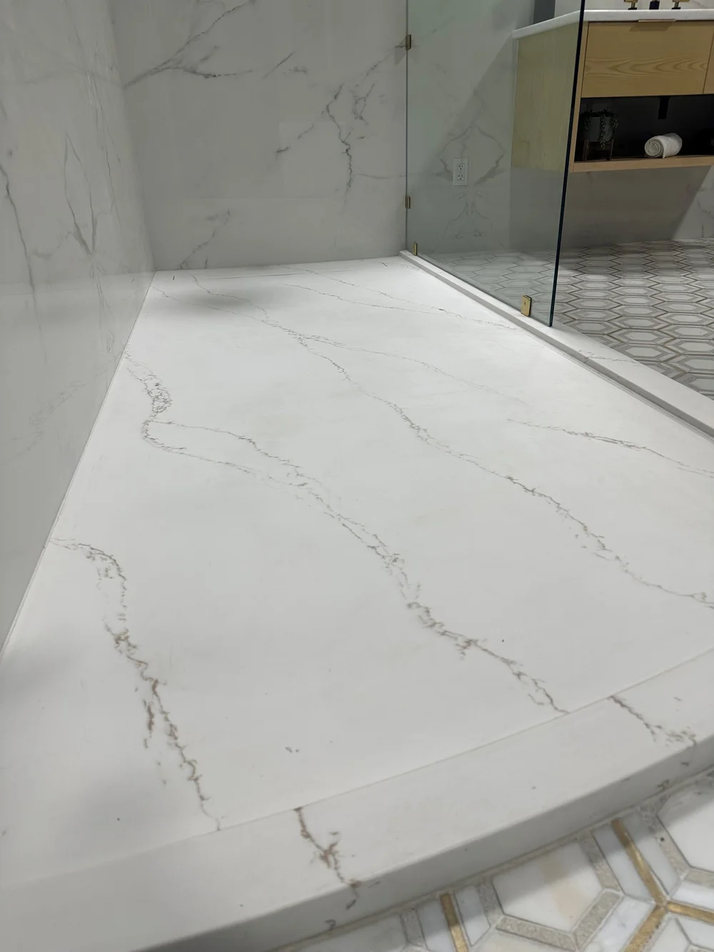 Custom Shower Pans — Granite Gallery