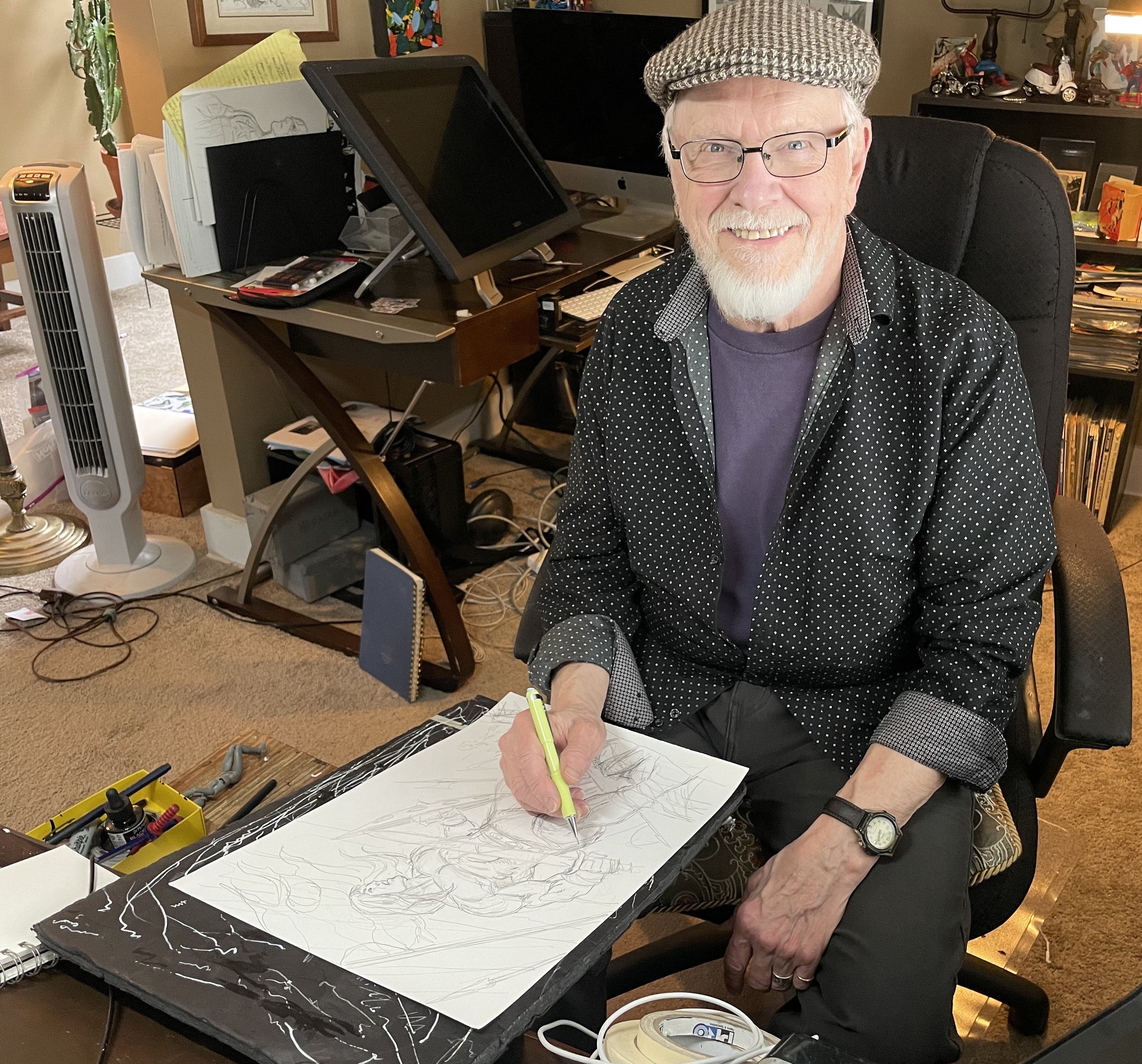 Bob Hall | Portrait of a Superhero…Artist — Ming Toy Gallery