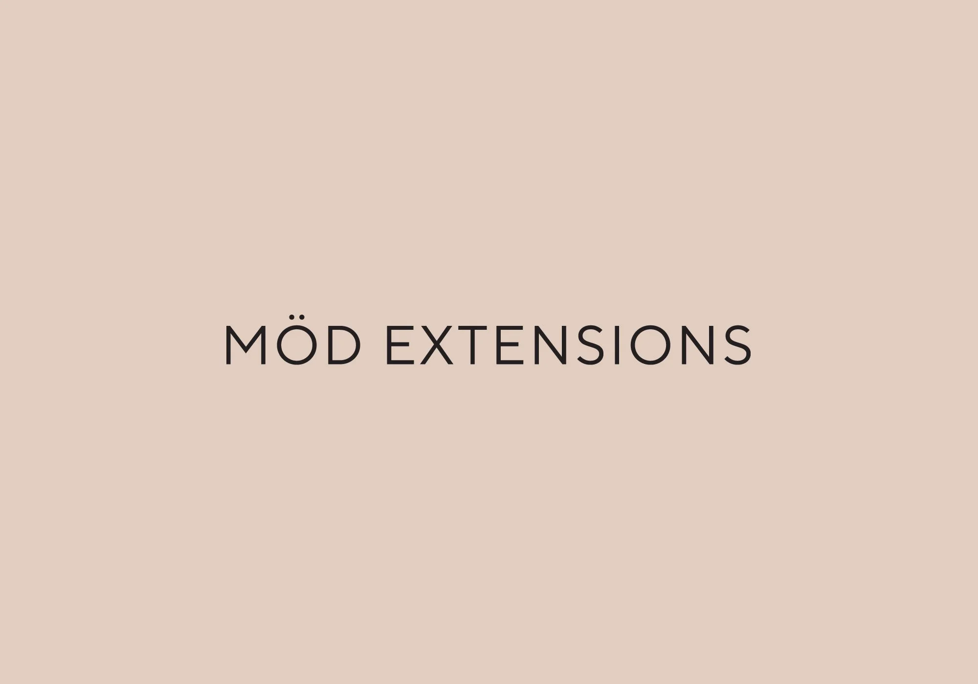 Möd Extensions — Paper Pennant Design