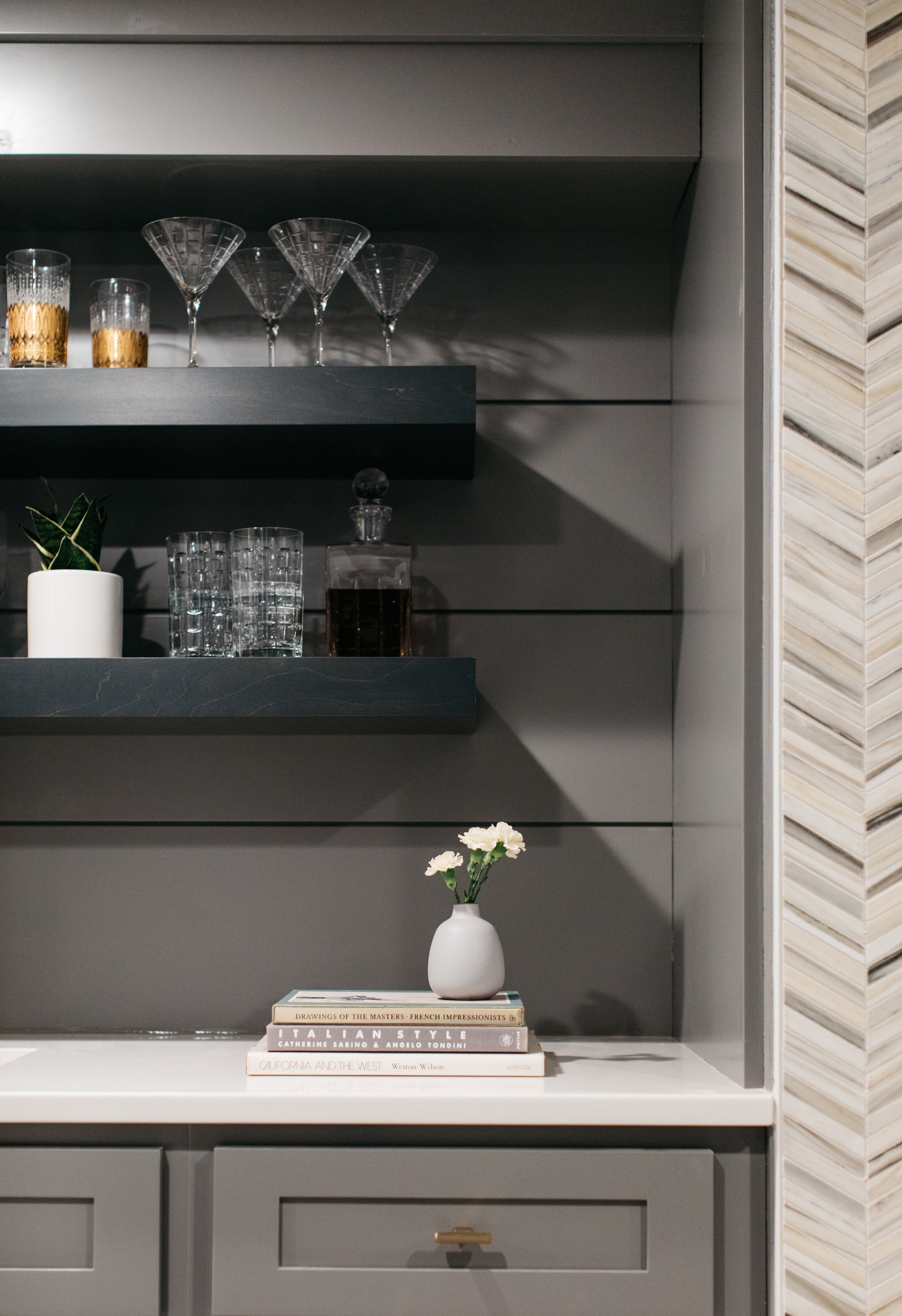 Homer Lower Level Interior Design | Flemming Interiors Portfolio ...