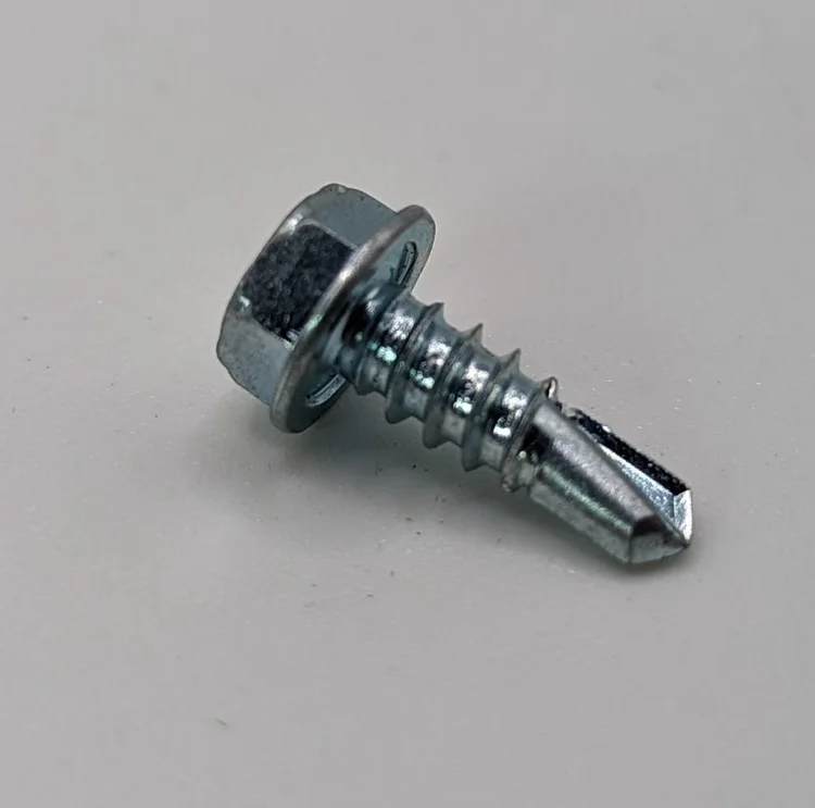 (100x) White Install Screws - Self-Drilling - For Vinyl or Metal Fences ...