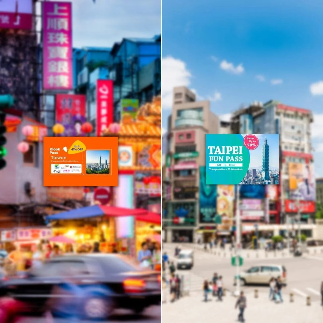 Klook Pass Taipei or Taipei Fun Pass: Which Taiwan Tourist Pass to Get?