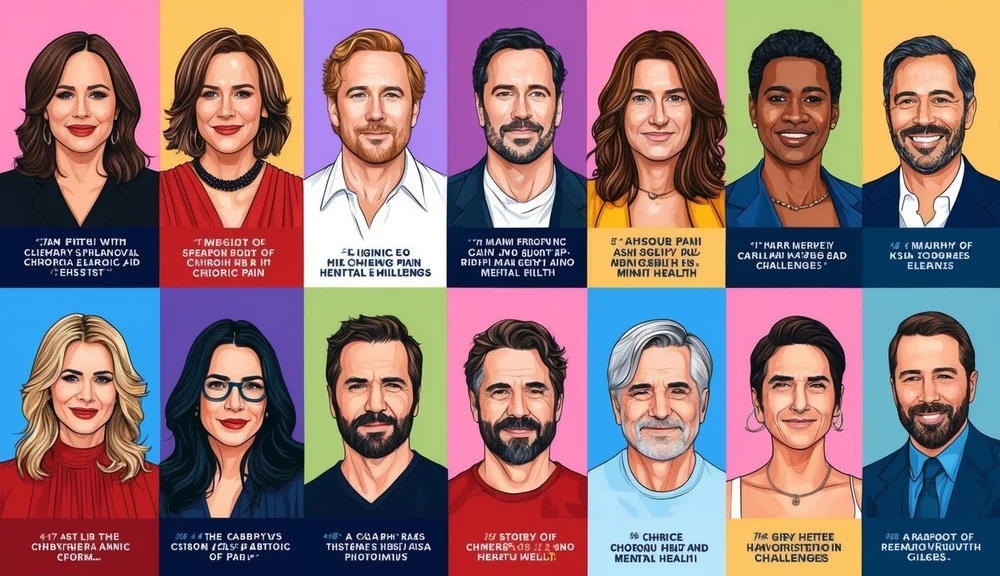 15 Celebrities Open Up About Chronic Pain and Mental Health Struggles