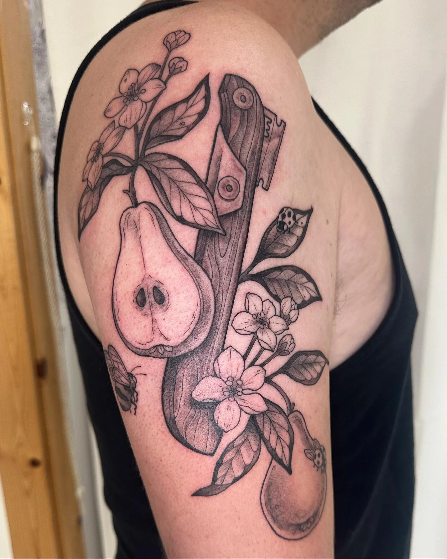 Pear Blossom Tattoo