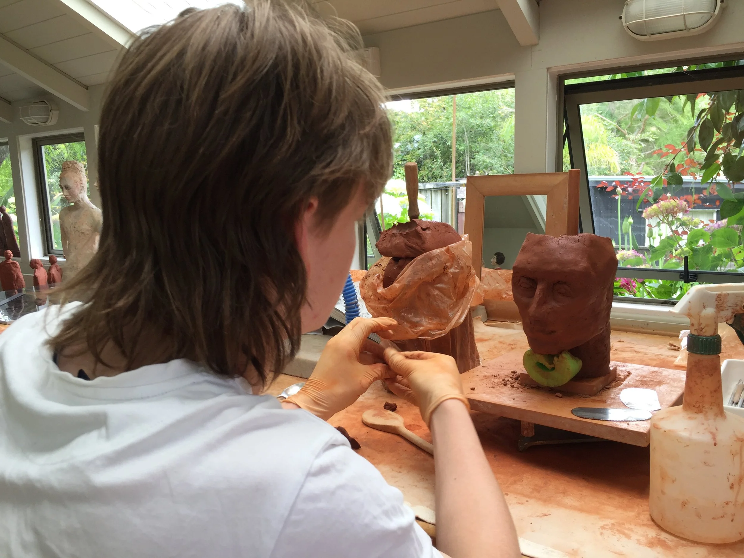 Clay Human Sculpture