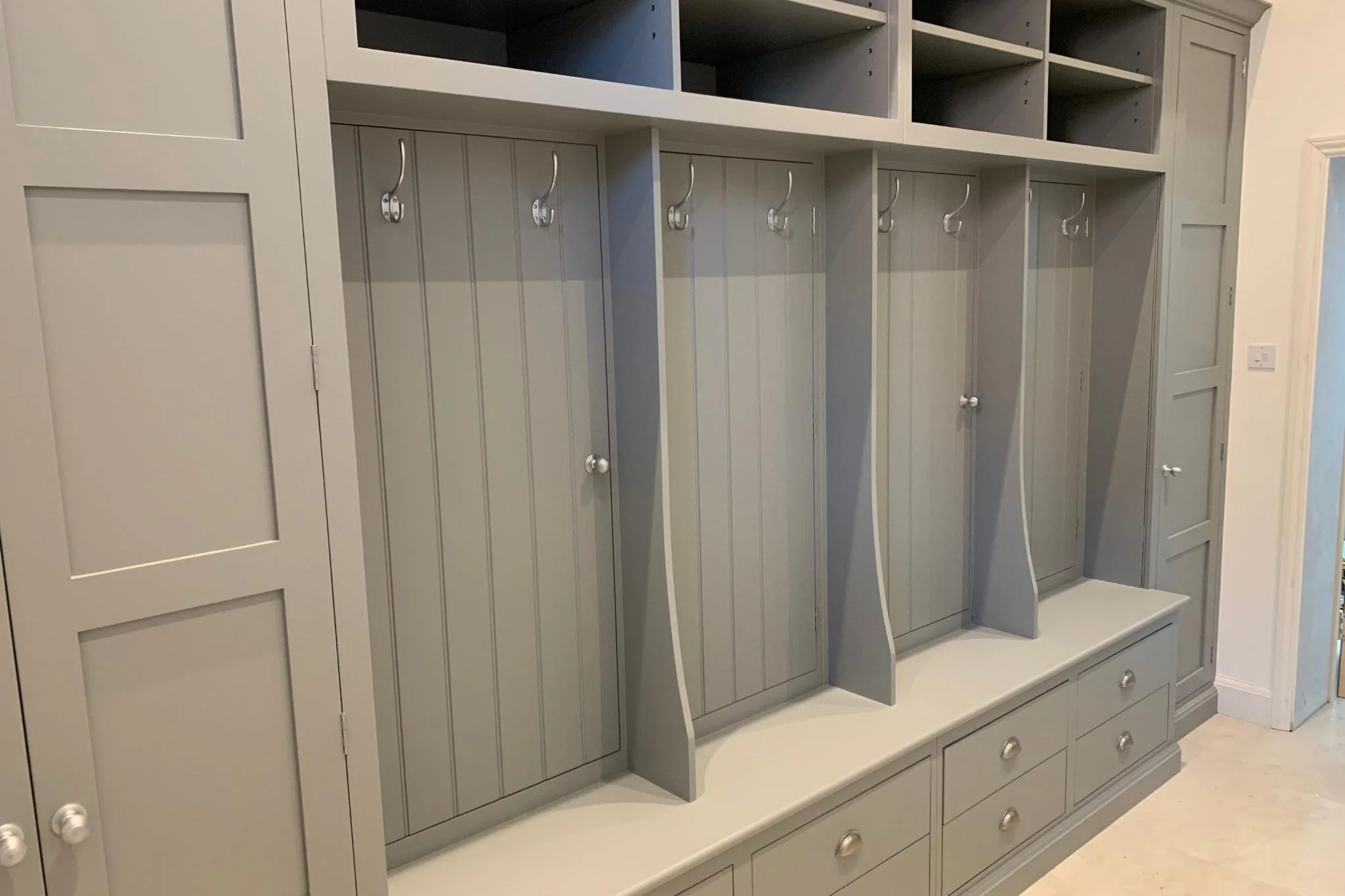 Bespoke Boot Room | Fine handcrafted joinery in Surrey & Hampshire ...