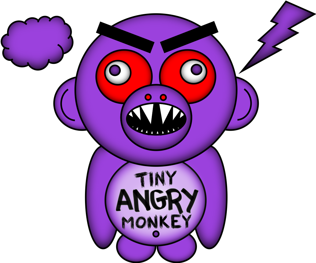 Angry Monkey Drawing