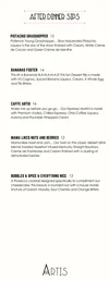 Menu — ARTIS