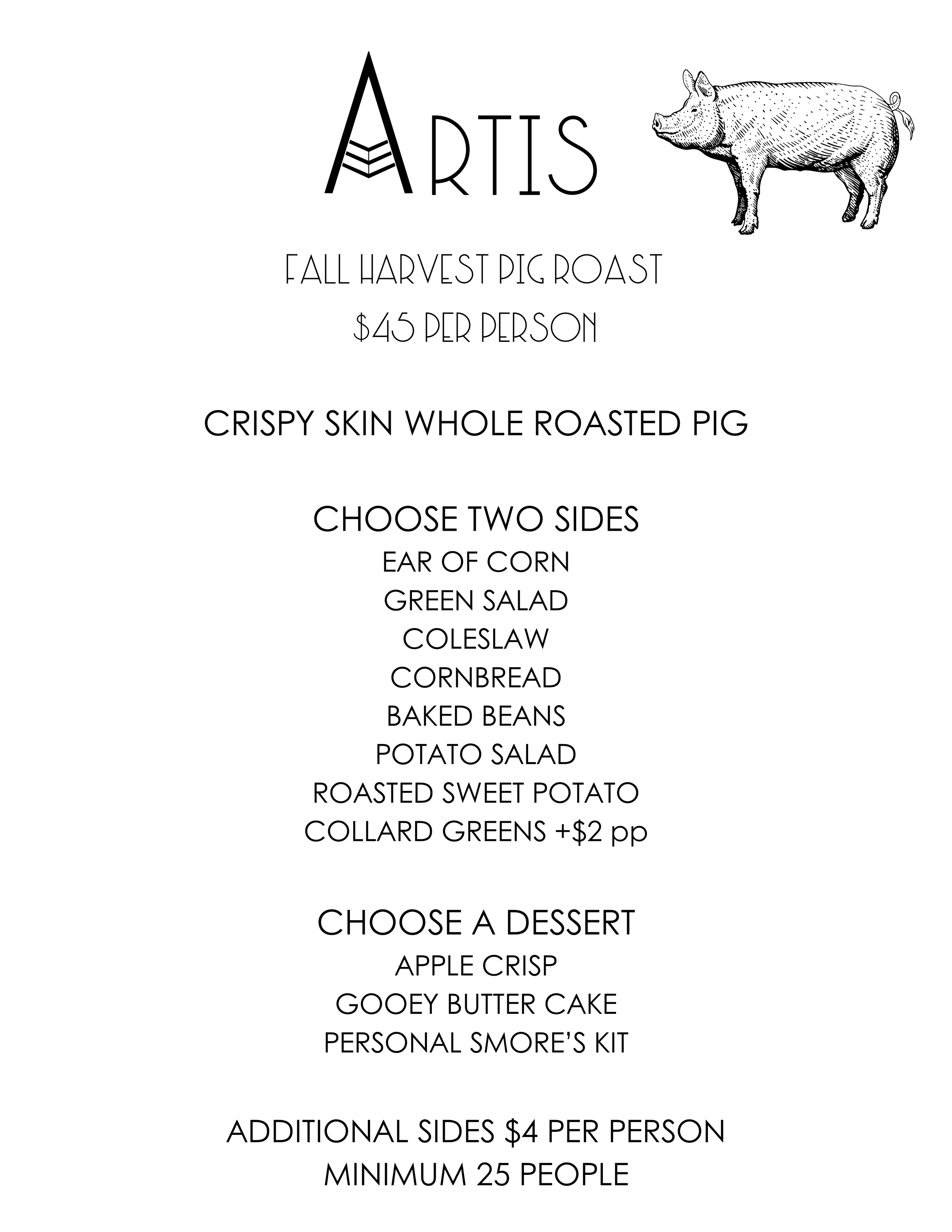 Catering — ARTIS