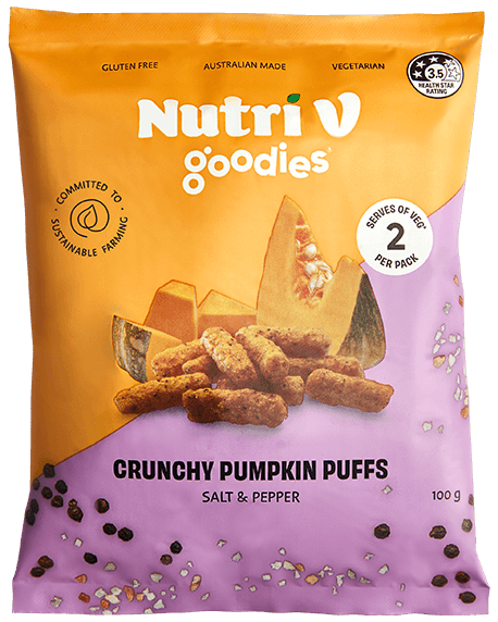 Crunchy Pumpkin Puffs — Nutri V Goodies