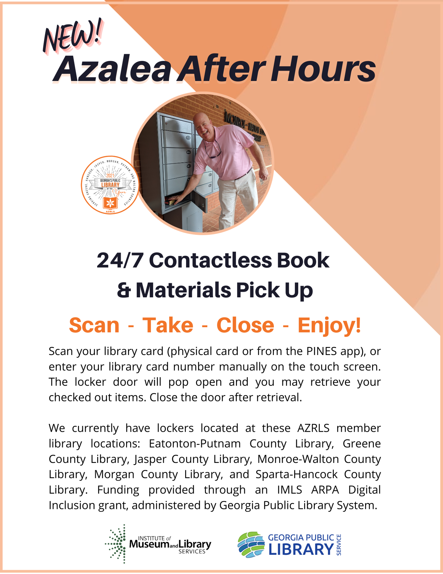 Book Lockers — Azalea Regional Library System