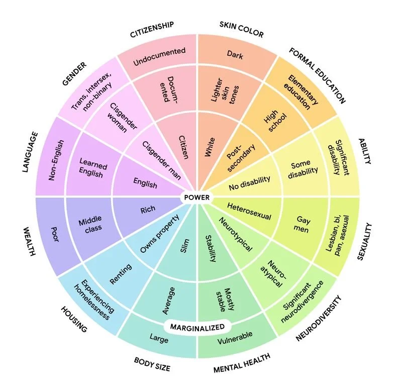 Wheel of Power and Privilege — InClued.ai